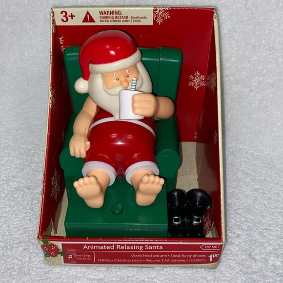 Gemmy | Holiday | New Animated Relaxing Santa Sings Blues And Funny ...